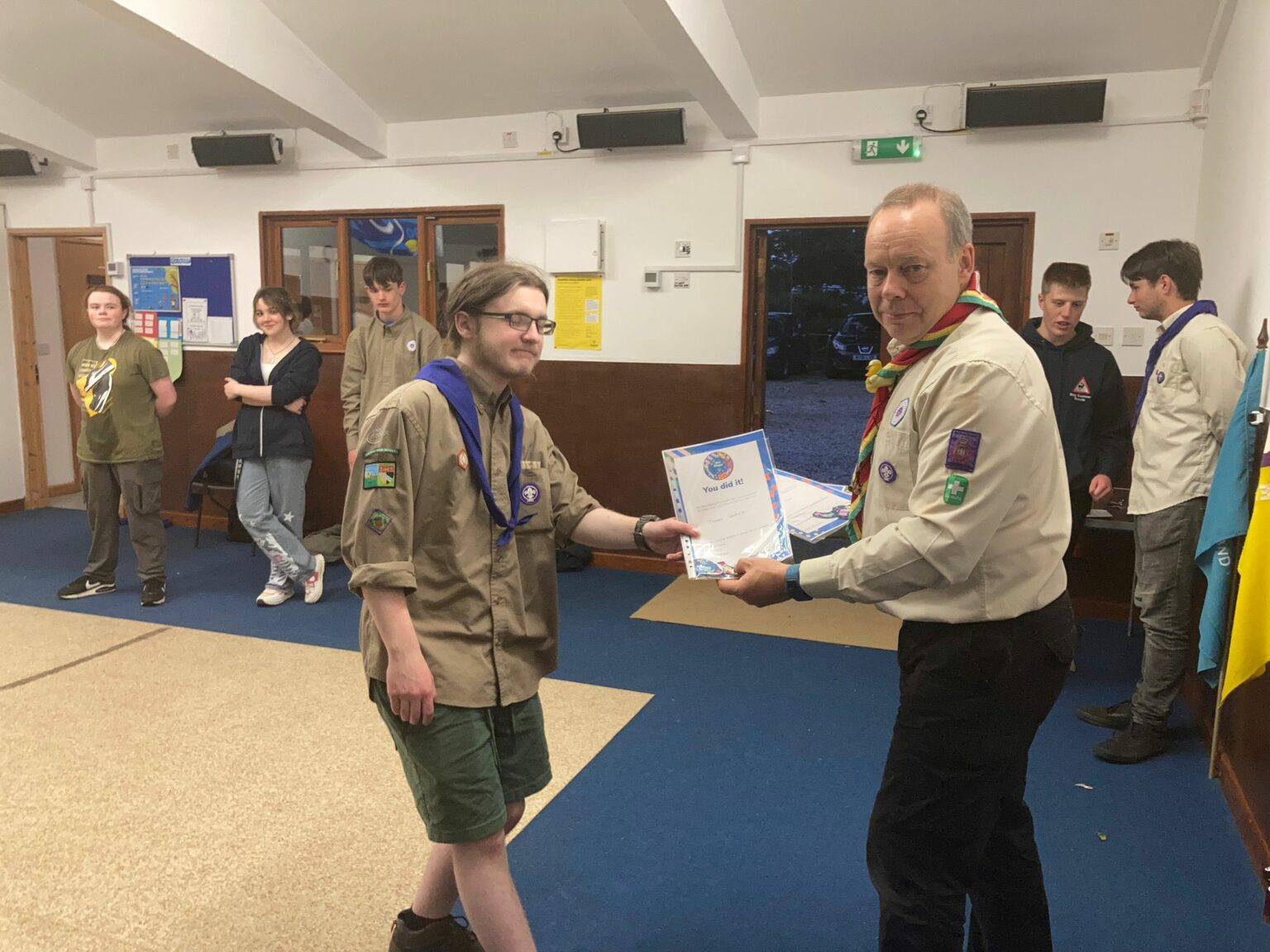 Stag Explorers Earning their Youth Shaped Award | Central Norfolk